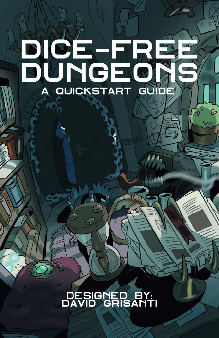 Dice Free Dungeons: Quickstart Guide – BGE's Tabletop