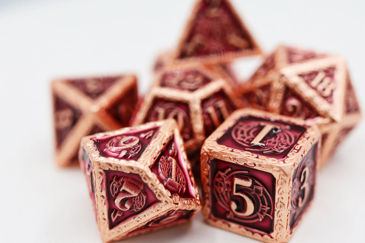 Bardic Song Allegro RPG Metal Dice Set – BGE's Tabletop