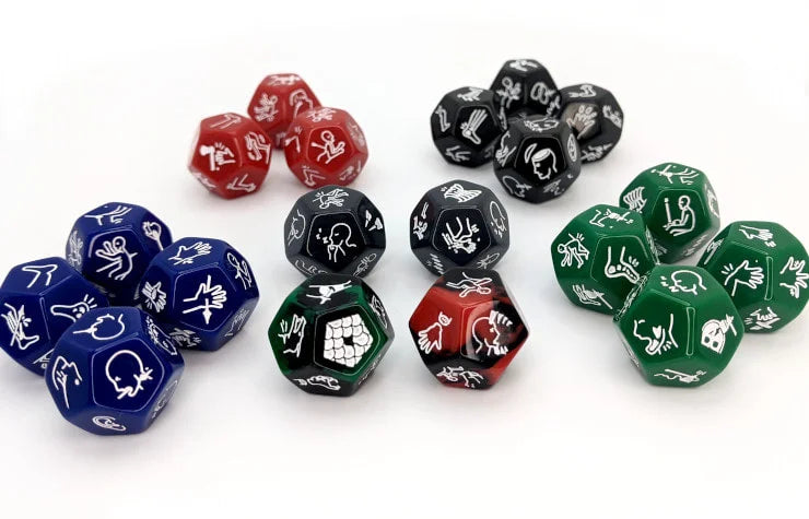 The Dice of Death & Dismemberment Complete Set – BGE's Tabletop