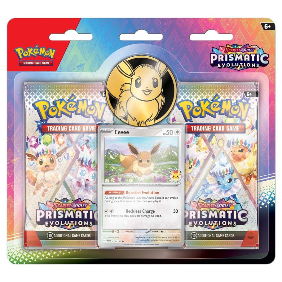 Prismatic Evolutions: 2-Booster Blister – BGE's Tabletop