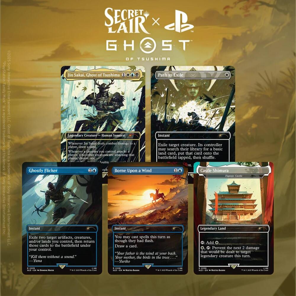 MTG Secret Lair x Ghost of Tsushima Non-Foil – BGE's Tabletop