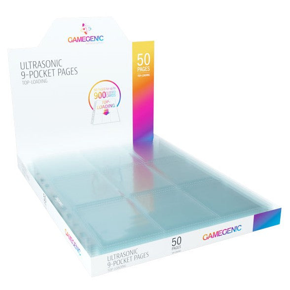 GameGenic: 9 Pocket Toploading Binder Pages (50) – BGE's Tabletop