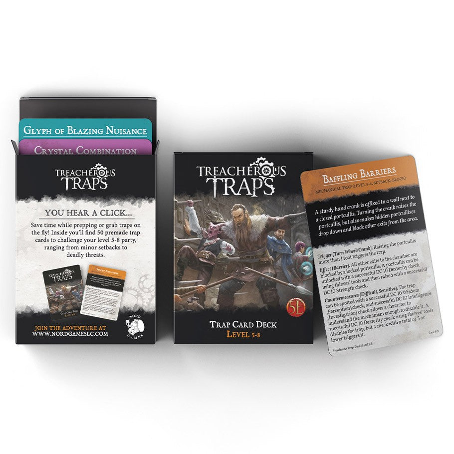 D&D 5E: Treacherous Trap Deck - CR 5-8 – BGE's Tabletop