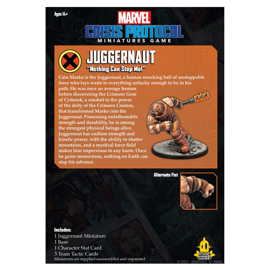 Marvel Crisis Protocol - Juggernaut – BGE's Tabletop