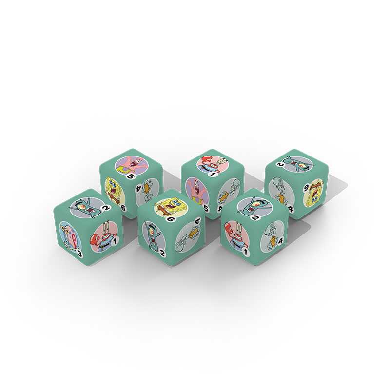 SpongeBob SquarePants Dice Set – BGE's Tabletop