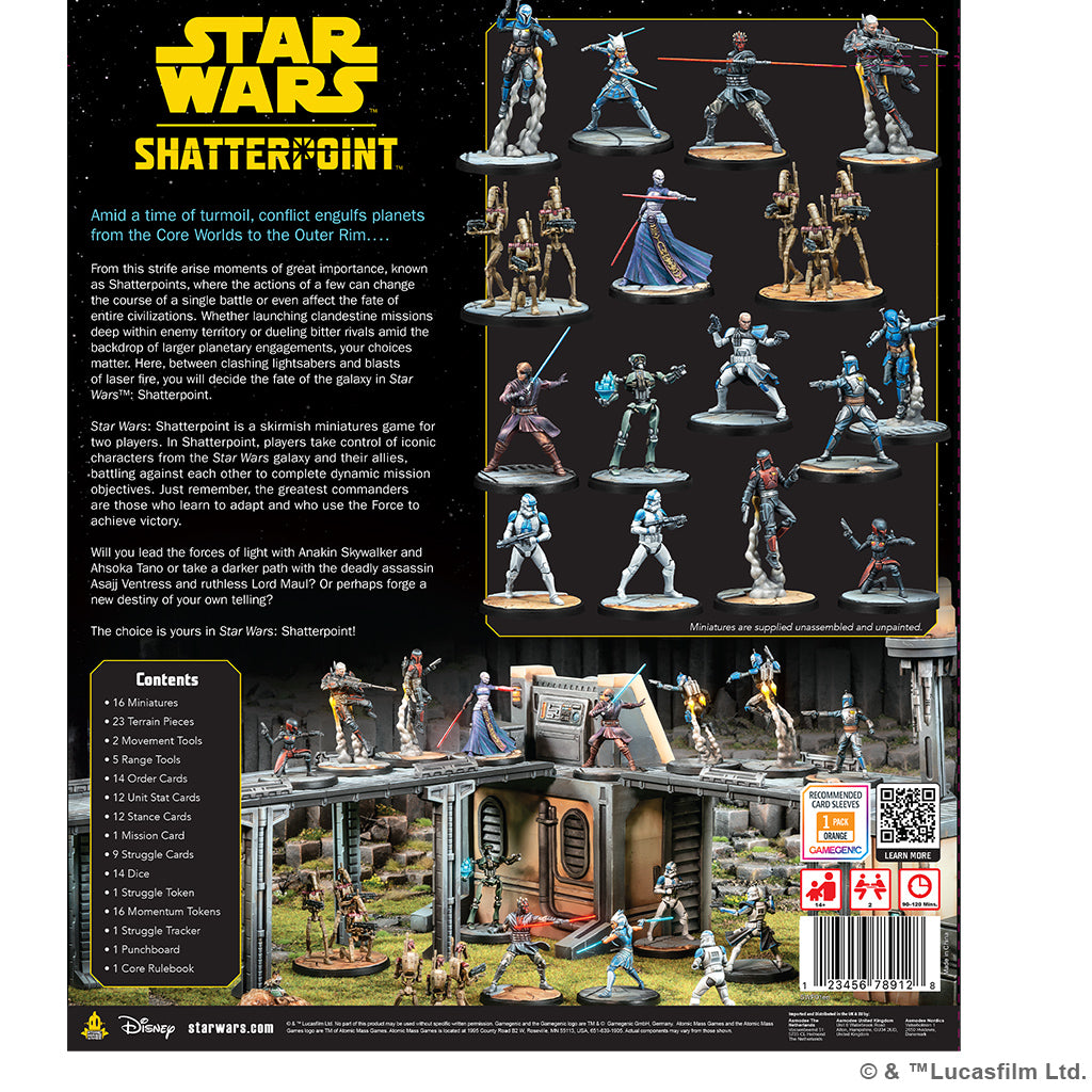 STAR WARS: SHATTERPOINT CORE SET – BGE's Tabletop