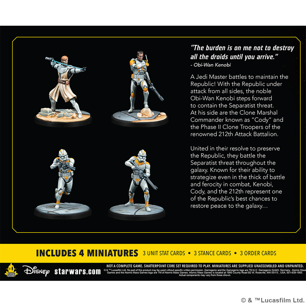 STAR WARS: SHATTERPOINT - HELLO THERE: GENERAL OBI-WAN KENOBI SQUAD PA ...