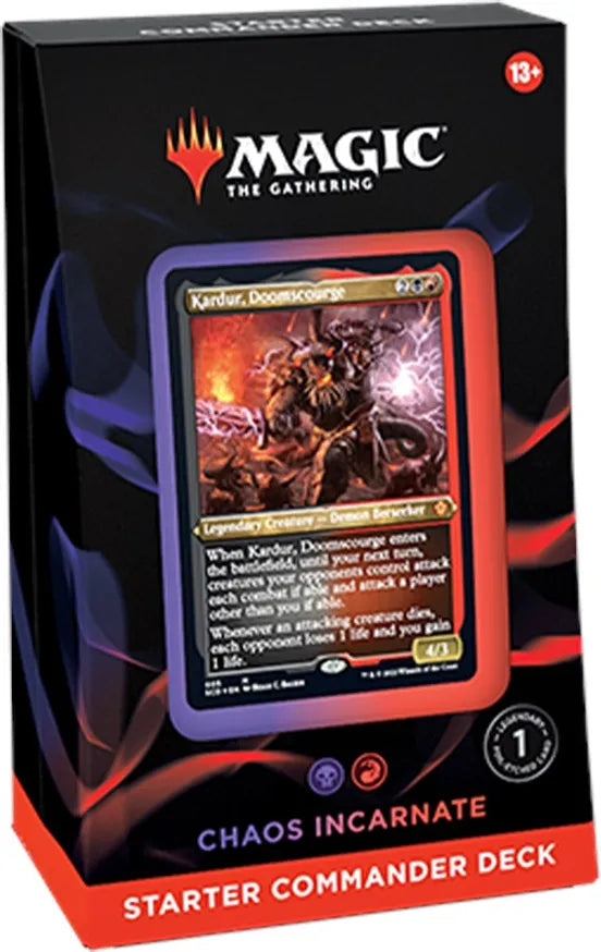 Starter Commander Deck 2022: Chaos Incarnate – BGE's Tabletop
