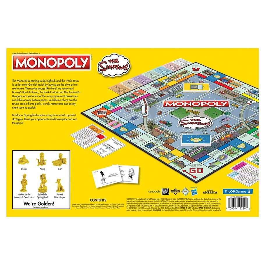 Monopoly: The Simpsons Edition – BGE's Tabletop