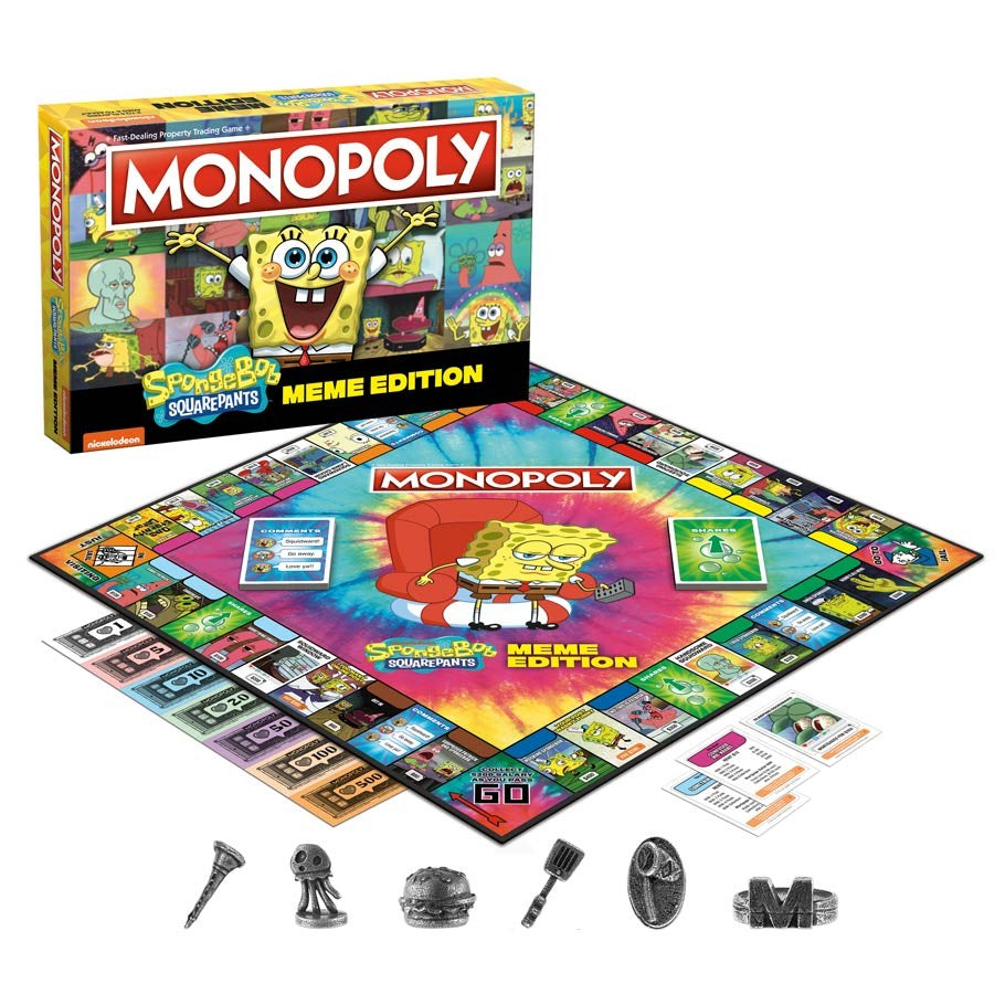 Monopoly: Spongebob Squarepants Meme Edition – BGE's Tabletop
