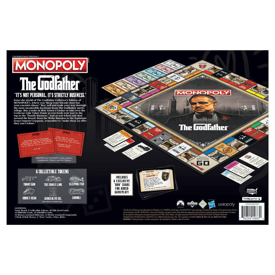 Monopoly: The Godfather 50th An. Ed. – BGE's Tabletop