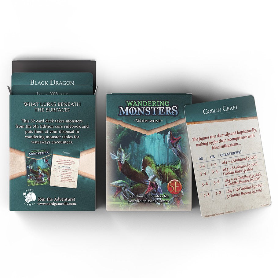 D&D 5E: Wandering Monsters - Waterways – BGE's Tabletop